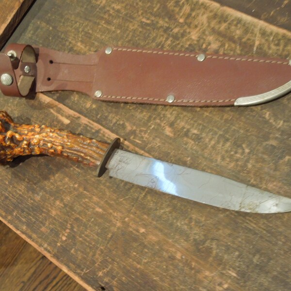 Stag Handle Hunting Knives - Etsy