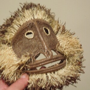 Tribal Capuchin Monkey Mask, Embera / Wounaan Healing Mask, Rare Panama ...