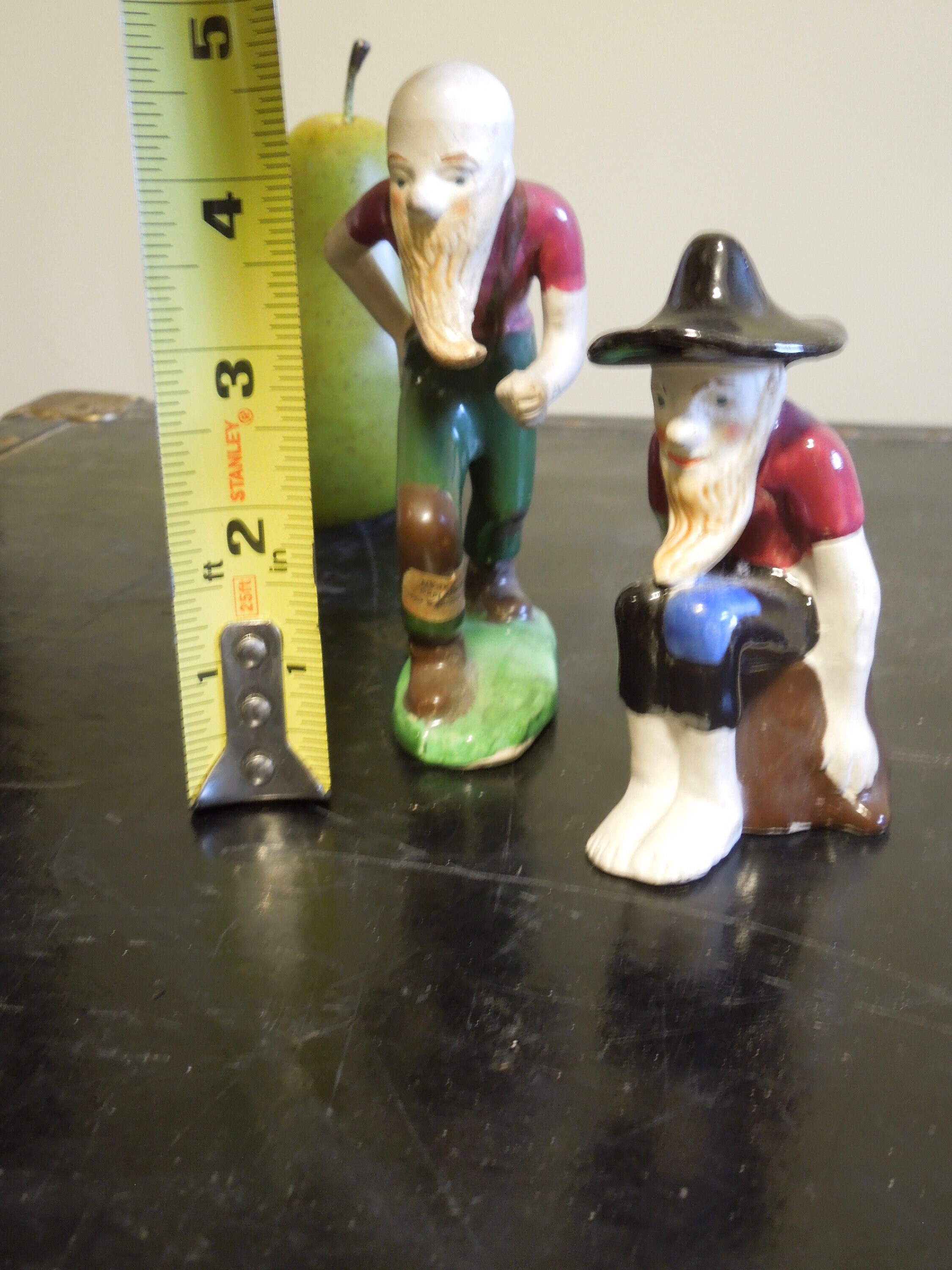 Mid Century Hillbilly Figurines Rare Ceramic Folk Art FREE | Etsy