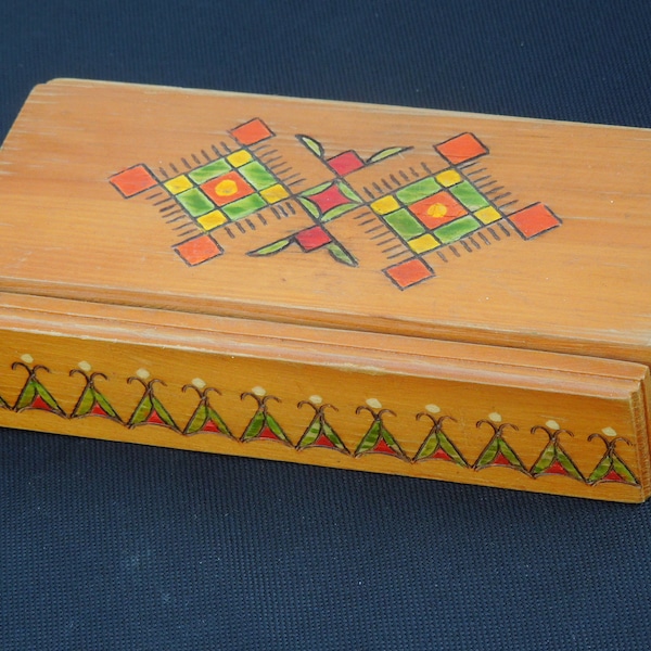 Hand Painted Box - Etsy