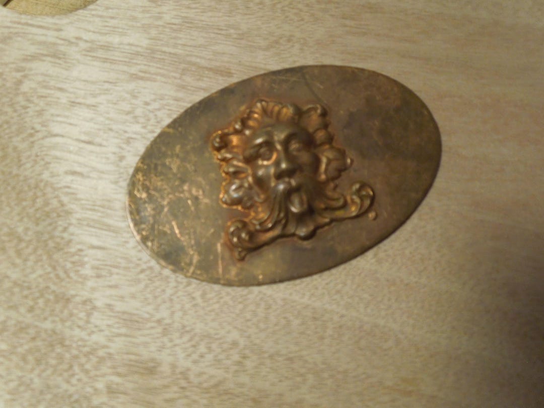 Unique Copper Greek Mythology Medallion, Greek Pressed Copper Wind Gods ...