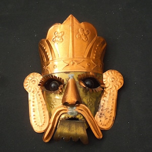 Mexican Tin Mask - Etsy