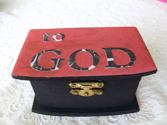 Items similar to To God Prayer Keepsake Trinket Box on Etsy
