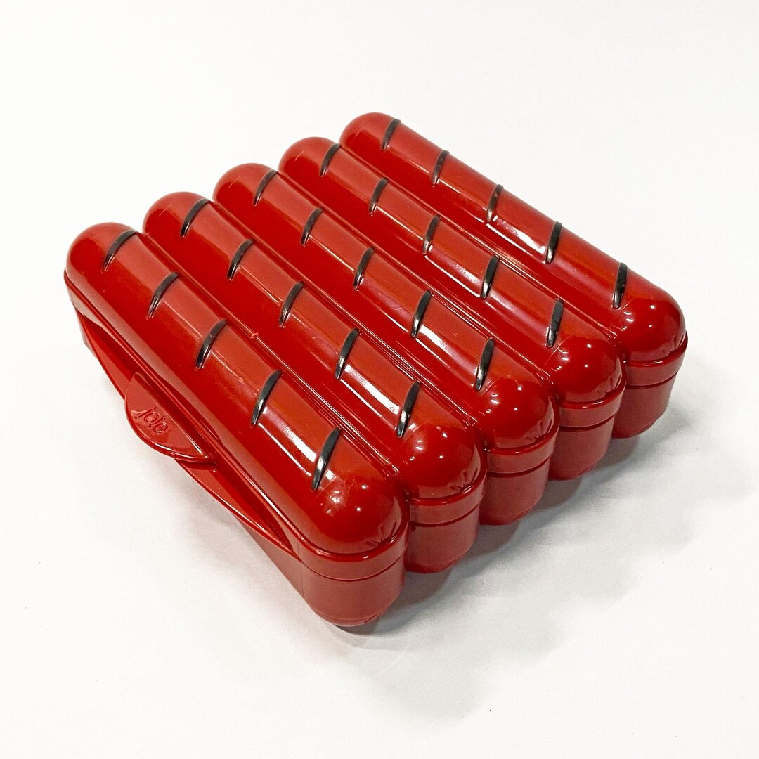 Vintage Joie Red Plastic Hot Dog Novelty Food Storage Container ...