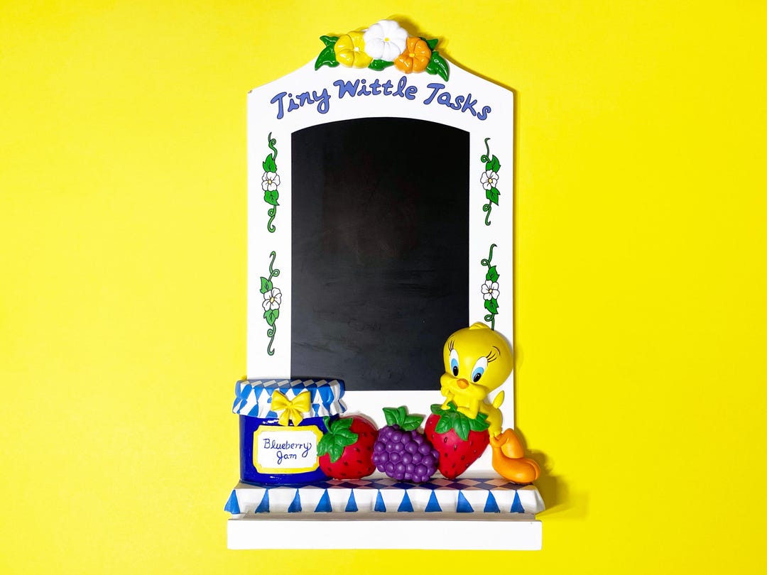 Tweety Bird Tiny Wittle Tasks Kitchen Chalkboard - Etsy