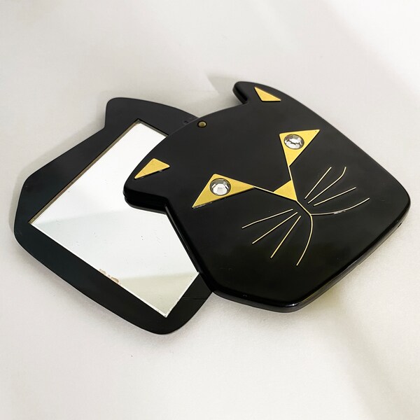 Cat Compact Mirror - Etsy