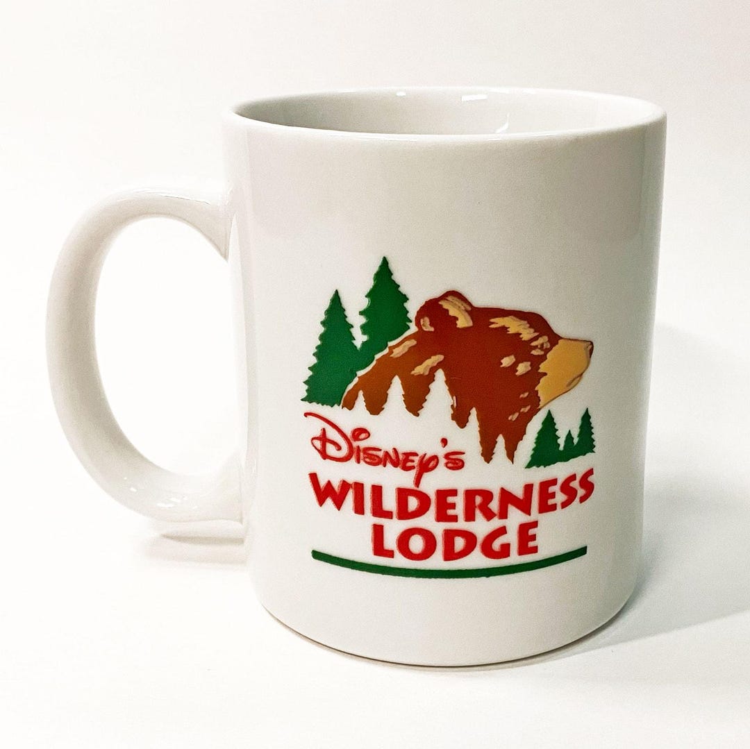 Vintage Disney's Wilderness Lodge Resort Ceramic Souvenir Coffee Mug ...