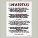 Invictus Poem, 8x10 Invictus Print, I Am the Master of My Fate ...
