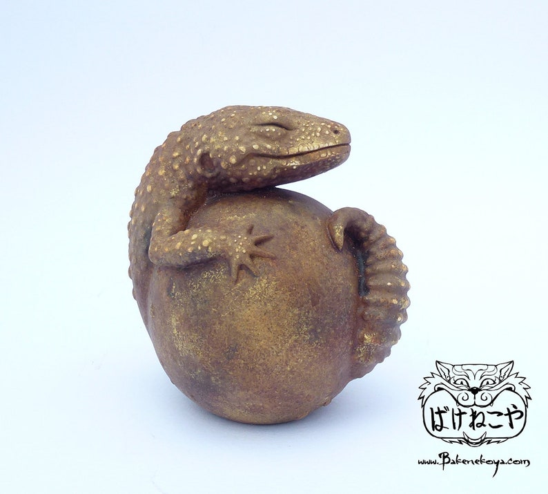 Figurines Leopard Gecko Totem figurine sculpture Art & Collectibles ...