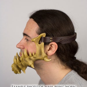 Dragonlord Jaw Bone Mask, Unique Evil Skull Mask - Etsy