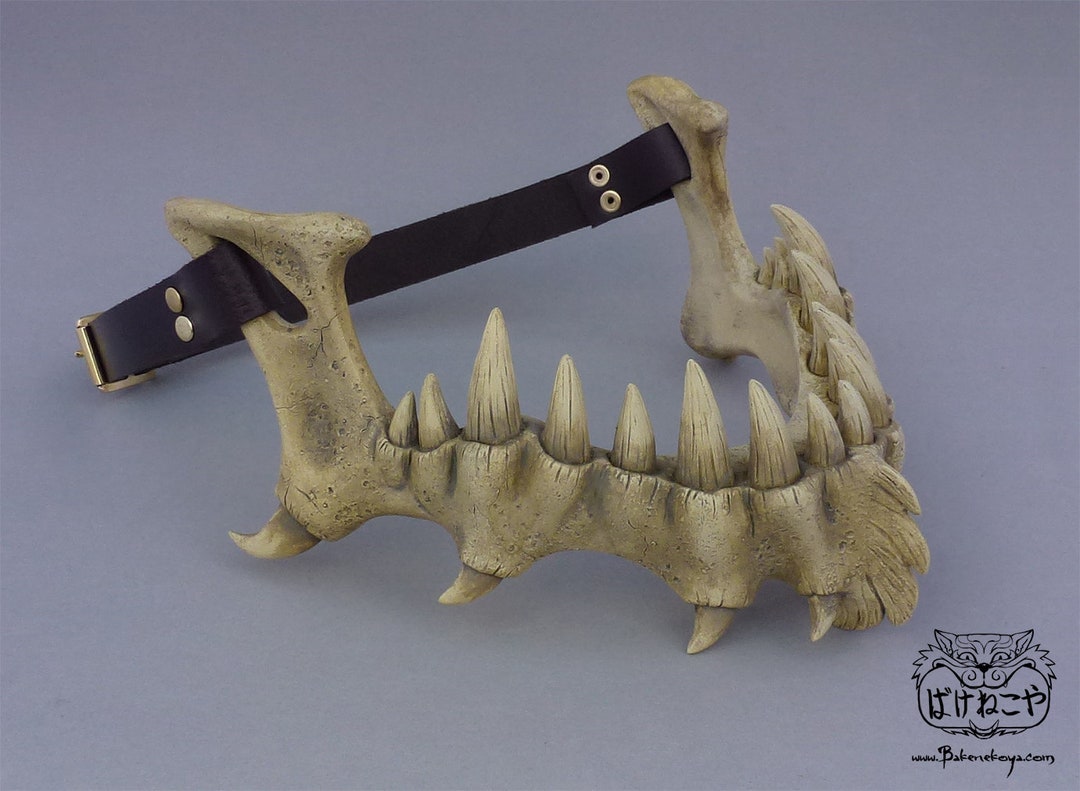Dragonlord Jaw Bone Mask, Unique Evil Skull Mask - Etsy