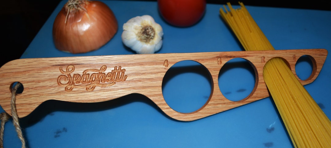 Solid Oak Spaghetti Measuring Tool: Kitchen Helper, Made in USA - Etsy