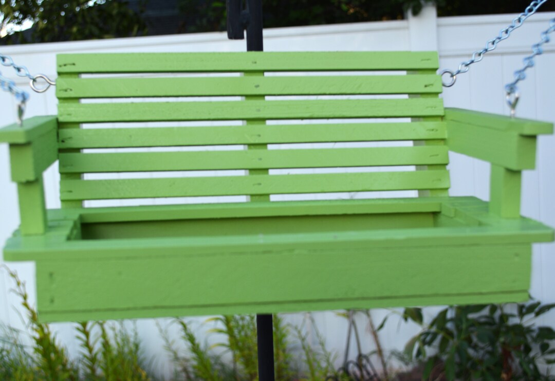Father's Day, Porch Swing Bird Feeder - Light Green Classic Style ...