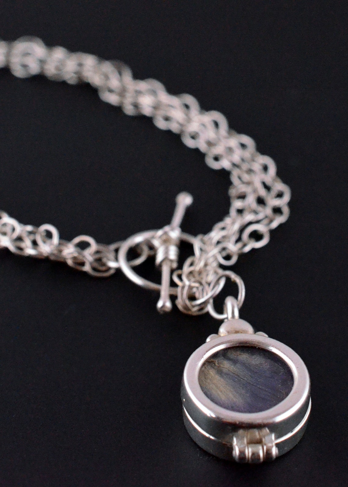 Sterling Silver Handmade Memory Locket Bracelet - Etsy