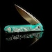 Custom Western Engraved Turquoise Pocket Knife - Etsy