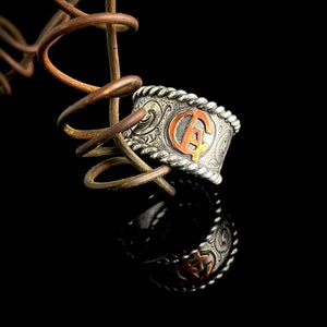 Custom Ranch Brand Engraved Ring - Etsy