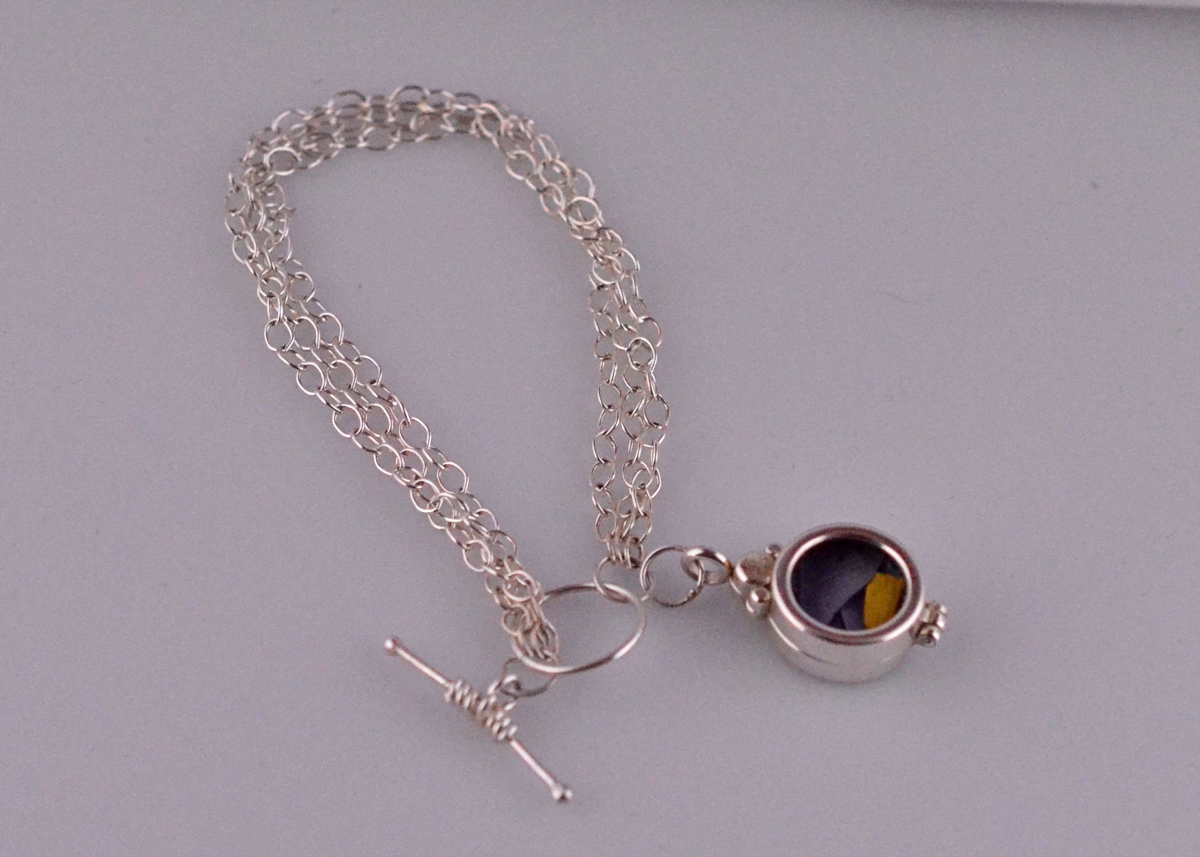 Sterling Silver Handmade Memory Locket Bracelet - Etsy