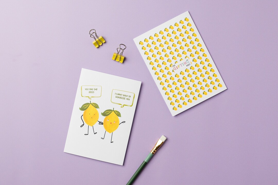 Funny Lemon Couple Personalised Happy Valentine's Day Card | Not A ...