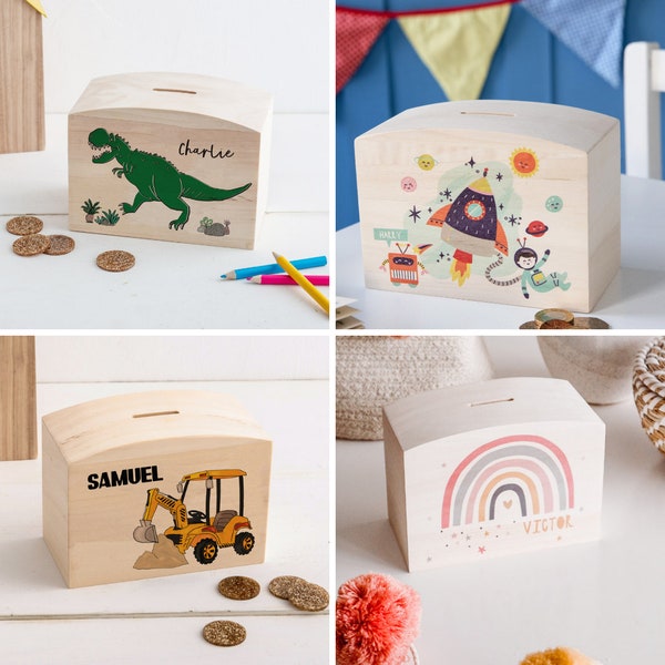 Character Piggy Bank - Etsy