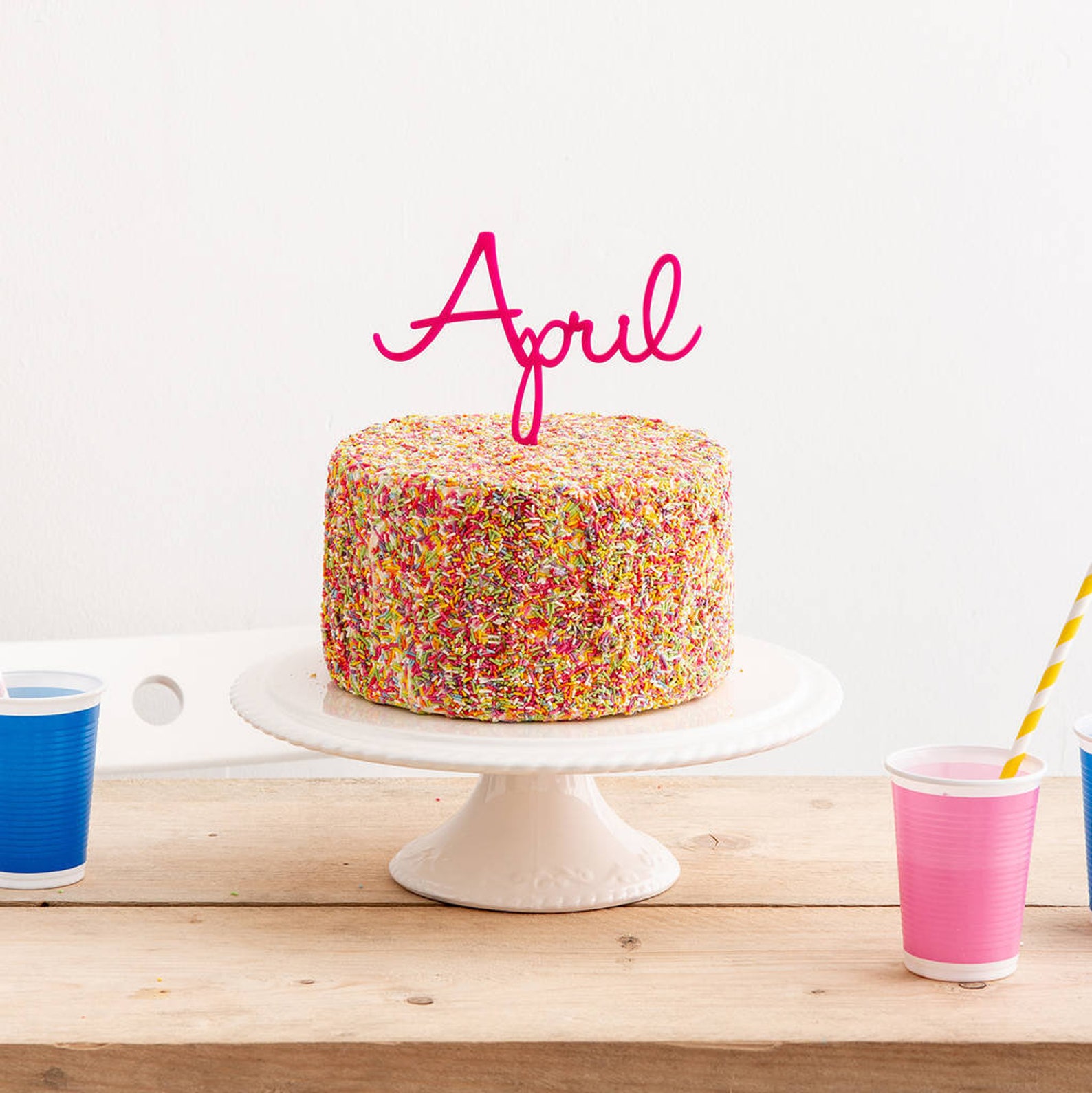 Custom Made Name or Word Cake Topper Acrylic Celebration - Etsy