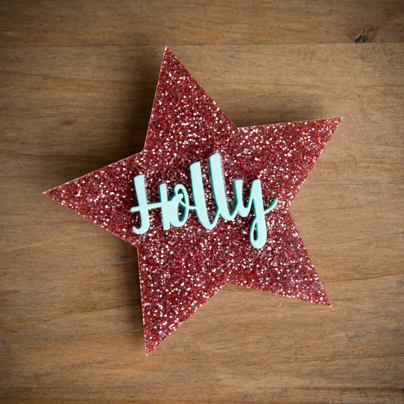 Personalised Star Name Badge - Custom Name Badge - Star Name Tag ...