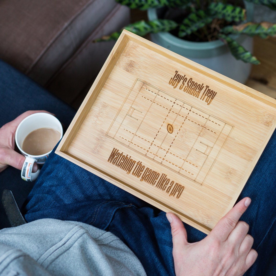 Personalised Rugby Ball and Pitch Snacks Tray - Ruby Union Fan - Etsy