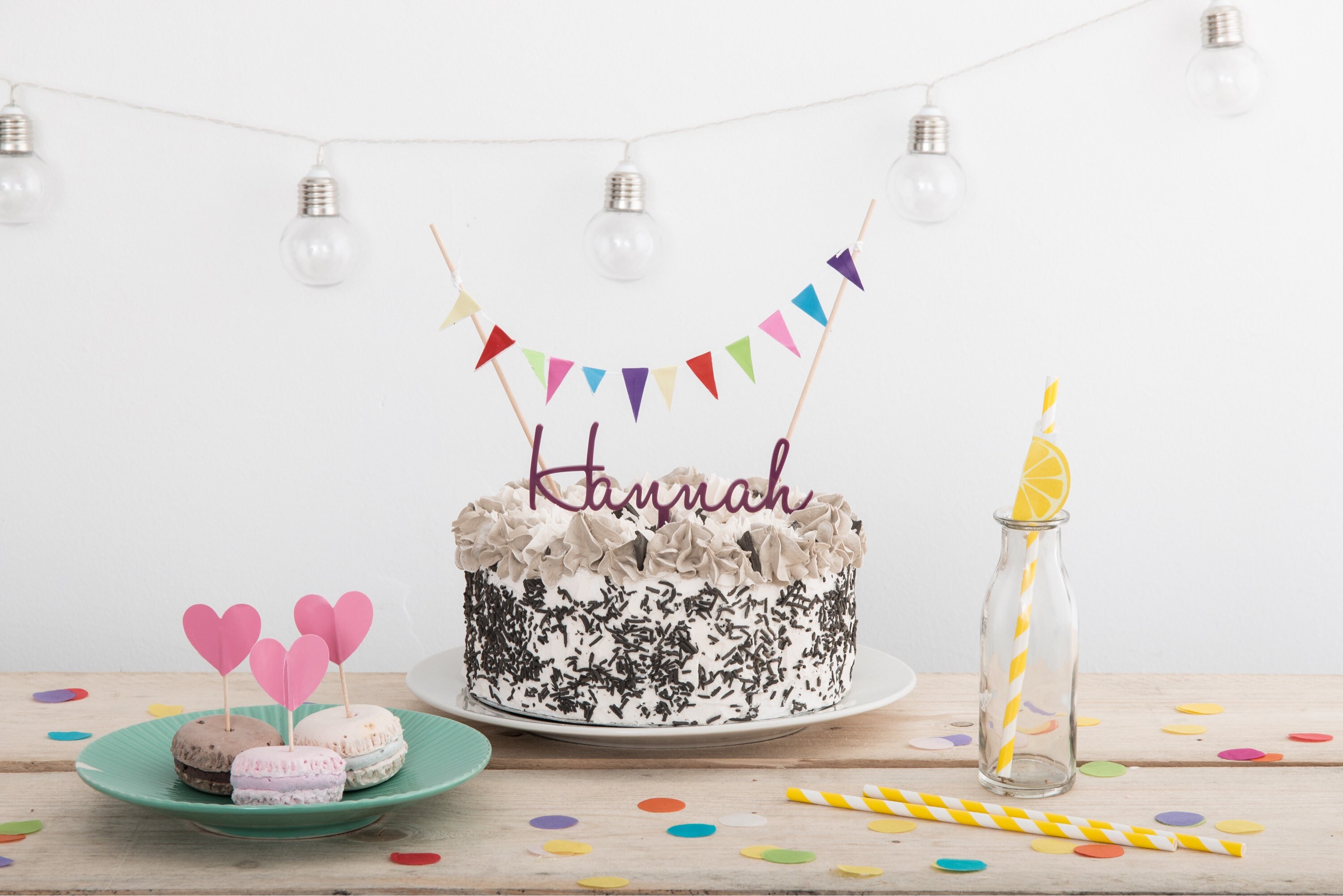 Custom Made Name or Word Cake Topper - Acrylic Celebration Cake Topper ...