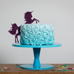 Unicorn Cake Topper - Birthday Girl Cake Decoration - 2 Part Unicorn ...