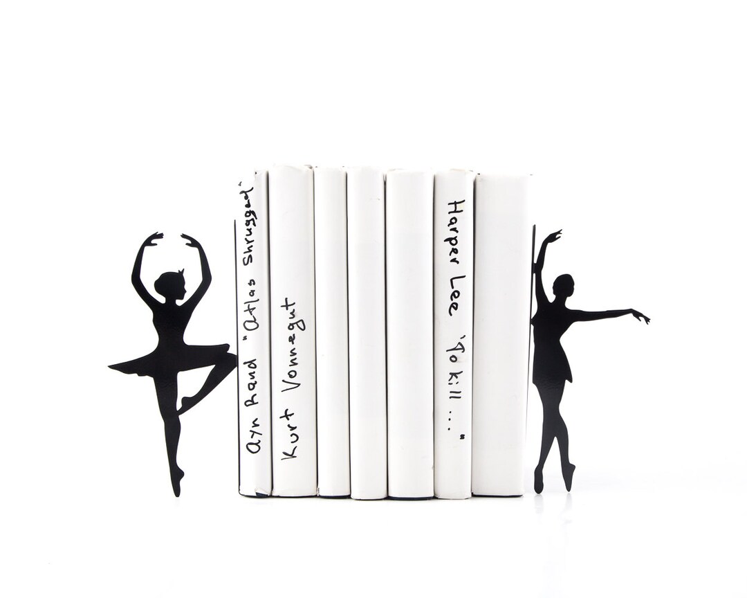 Ballerina Metal Bookends: Ballet Nursery Decor, Gift for Dancer - Etsy