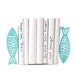 Metal Kitchen Bookends Fish - Etsy