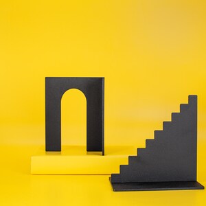 Heavy Metal Bookends Basic Shapes - Etsy