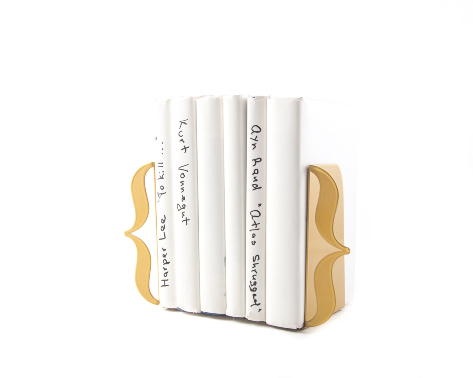 Metal Bookends Bracket Curly Braces // Metal Brackets for a - Etsy