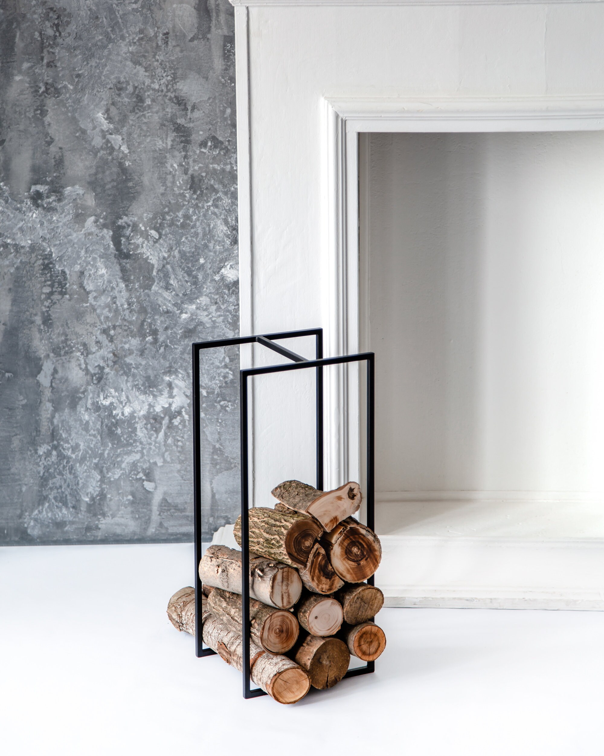 Log Holder Small With a Handle // Firewood Carrier // Storage | Etsy