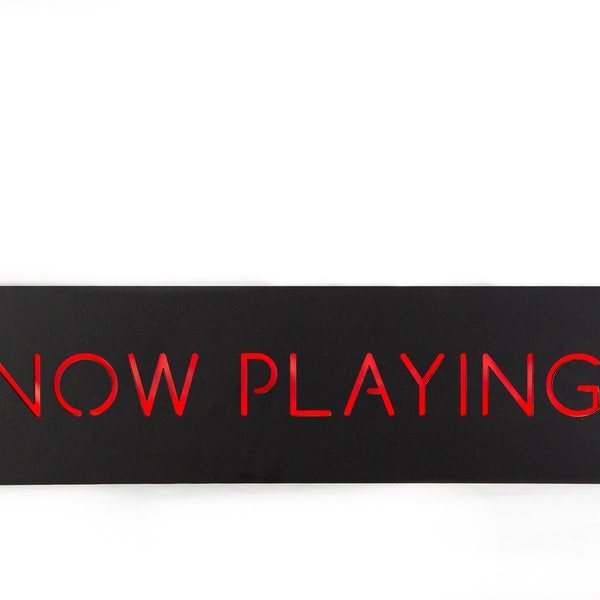 Led Now Playing Wall Record Holder - Etsy