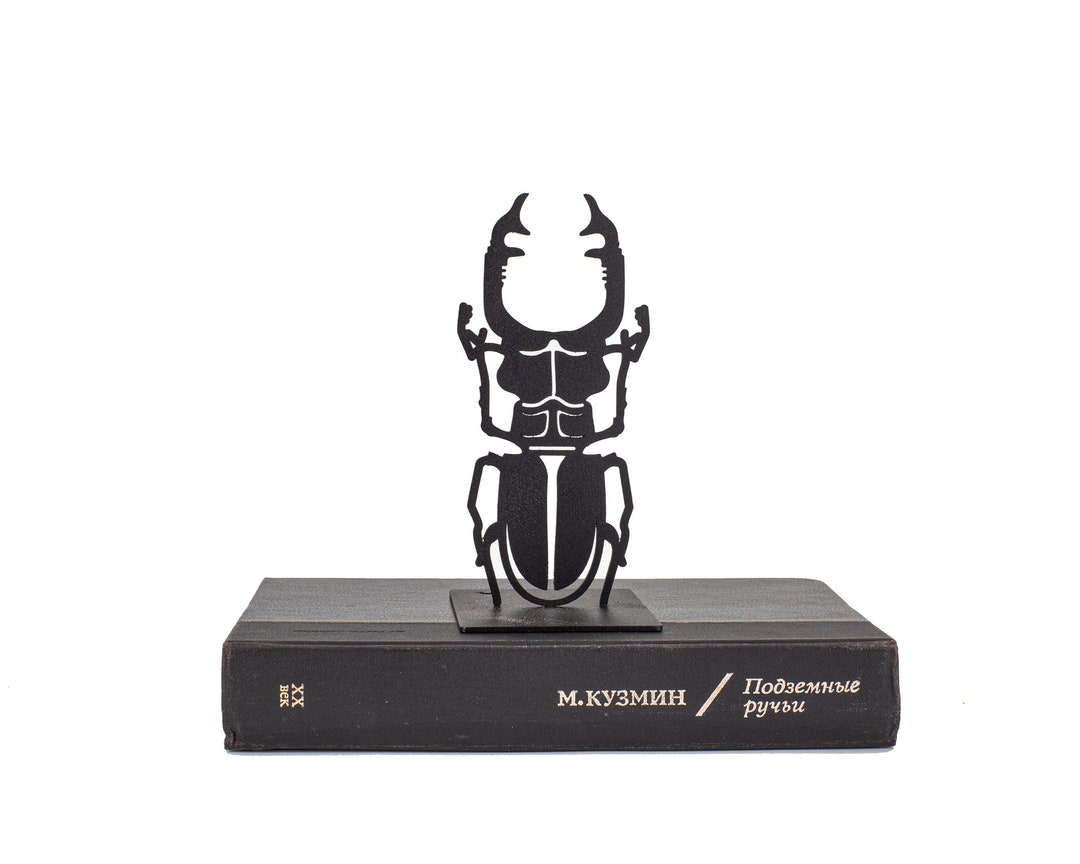 Beetle Bookends , Trendy Shelf Decor 2025 . Gift for Beetle Lovers ...