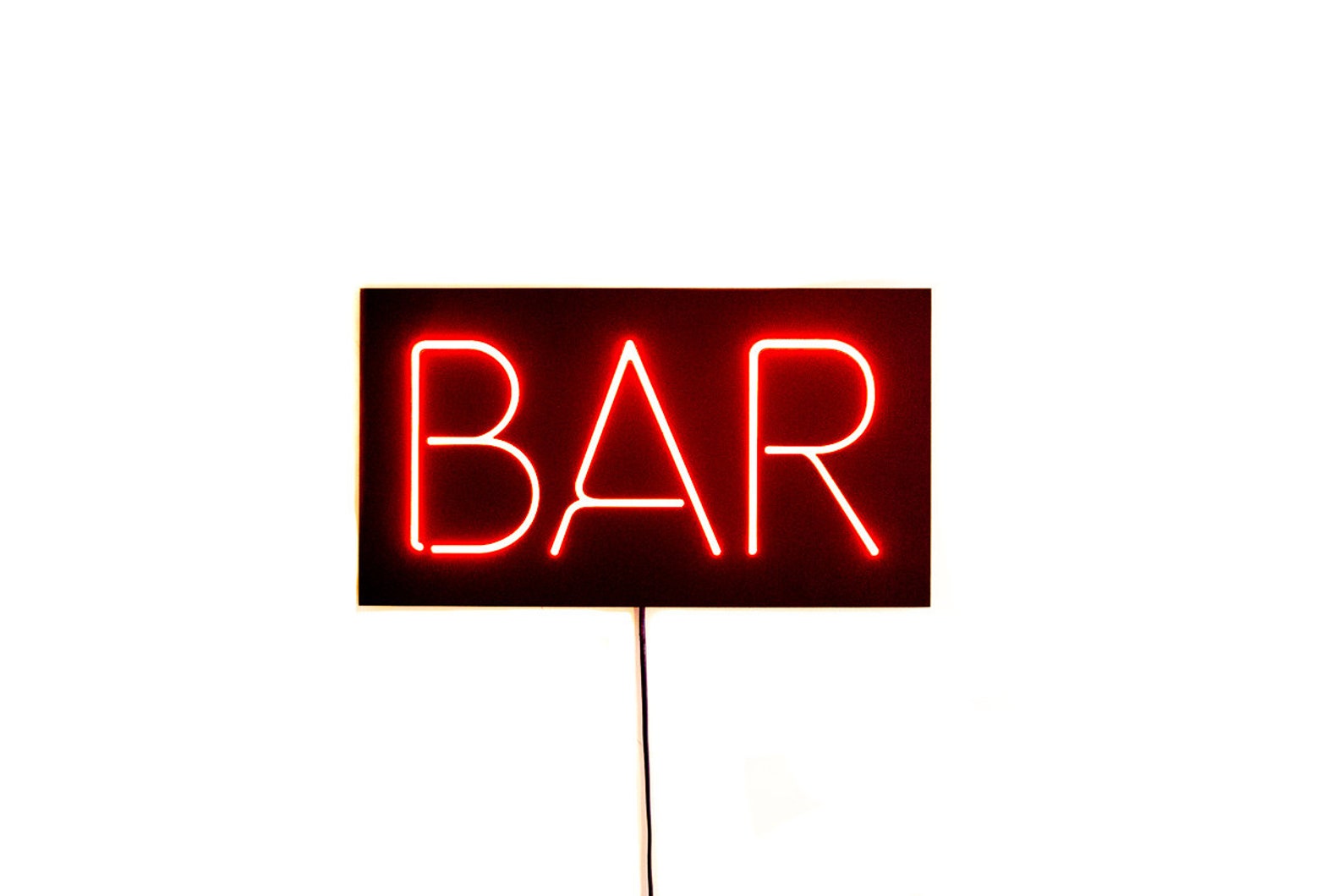 LED BAR sign Man cave Wall Light Neon Sign style | Etsy