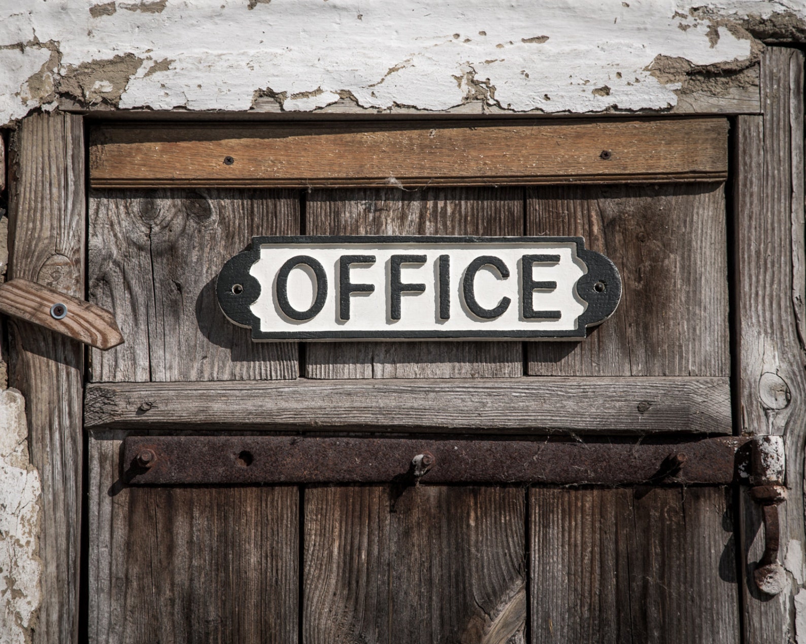 Sign OFFICE Wooden Retro Style Sign Carved in Salvaged Wood - Etsy