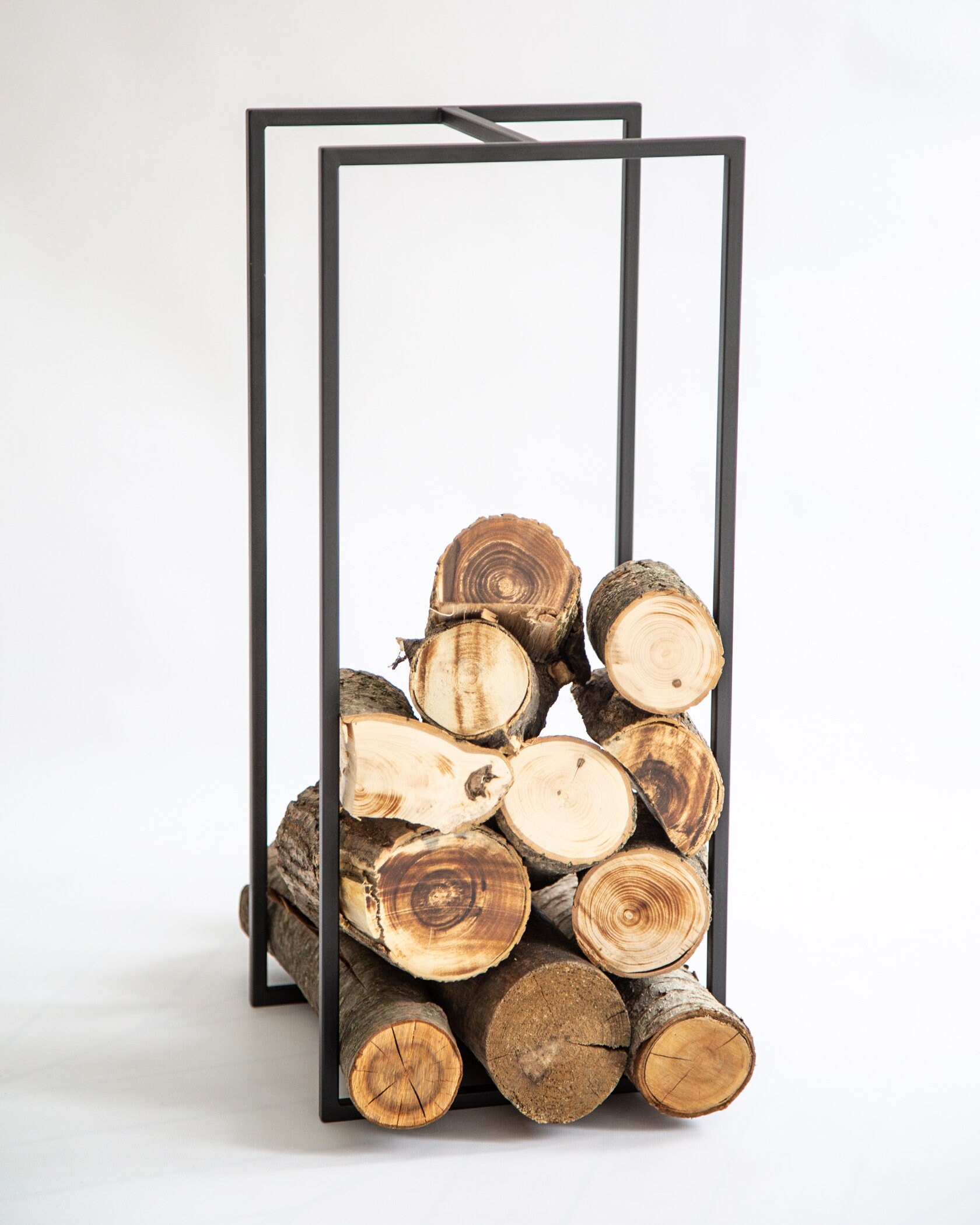 Log Holder Small With a Handle // Firewood Carrier // Storage | Etsy