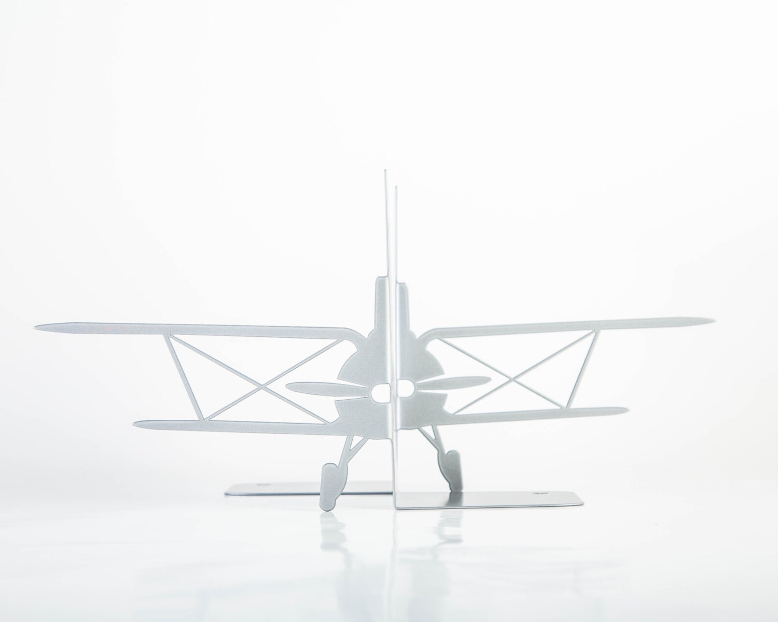 Retro Airplane Metal Bookends Biplane / Aviator Theme Nursery - Etsy