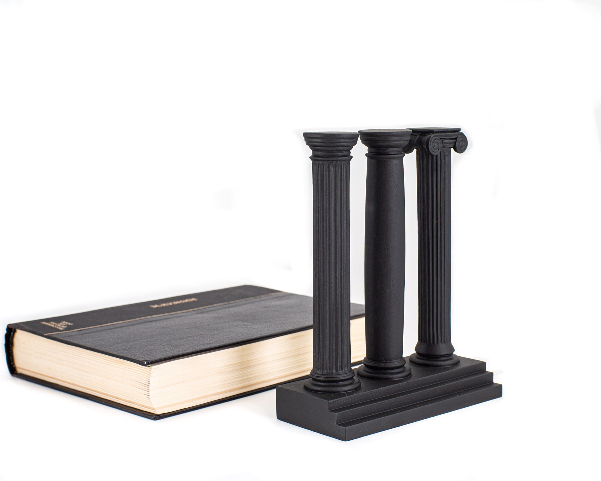 Architectural Bookend Columns Black edition | eBay