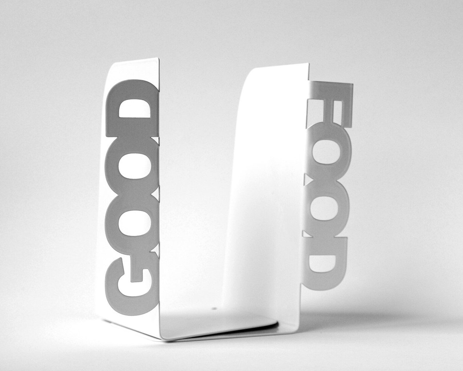 Metal Kitchen Bookends Good Food - Etsy