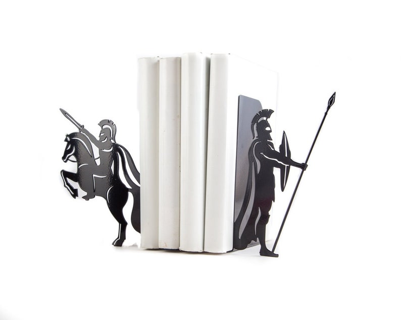 Metal Bookends Spartans Ancient History Inspired Bookends - Etsy