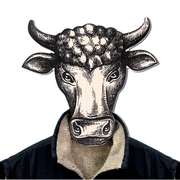 Bull Mask - Etsy