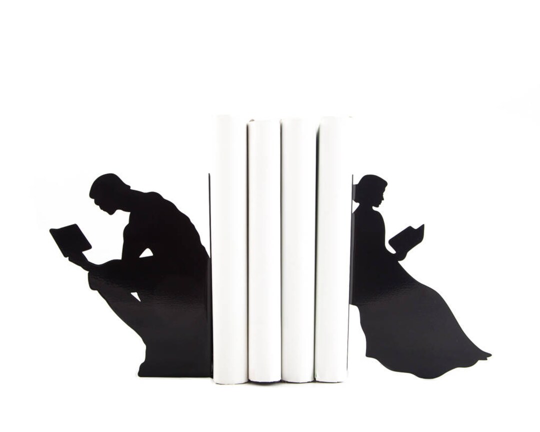 Metal Bookends Everybody Reads // Reading is Good for You // Modern ...
