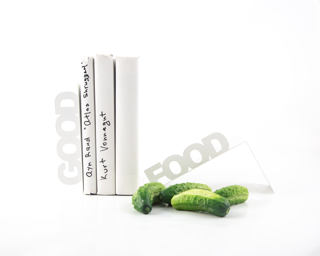 Metal Kitchen Bookends Good Food | Etsy