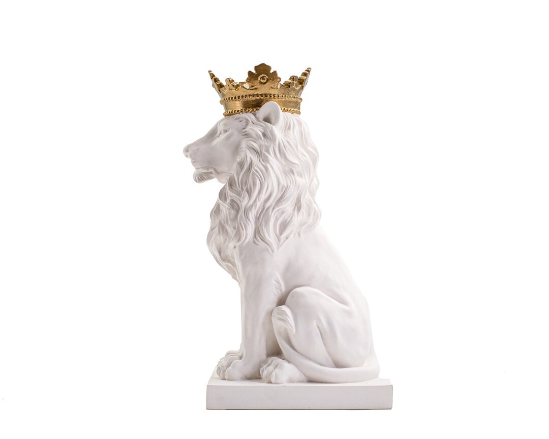 Sculpture of a Lion // Animal Bust // Free Shipping - Etsy