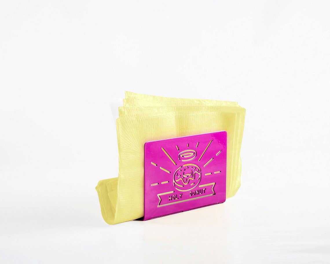 Paper Tissue Holder // Holy Donut // Pop Art // Kitchen Decor - Etsy