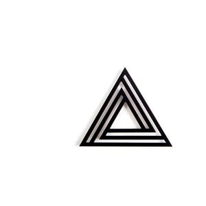 Metal Trivet Geometry Design Triangle //bauhaus Inspired // Stylish ...