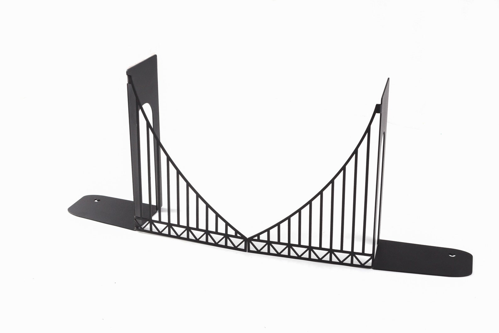 Metal Bookends // Verrazano Bridge // Cool Home Decor Gift for - Etsy