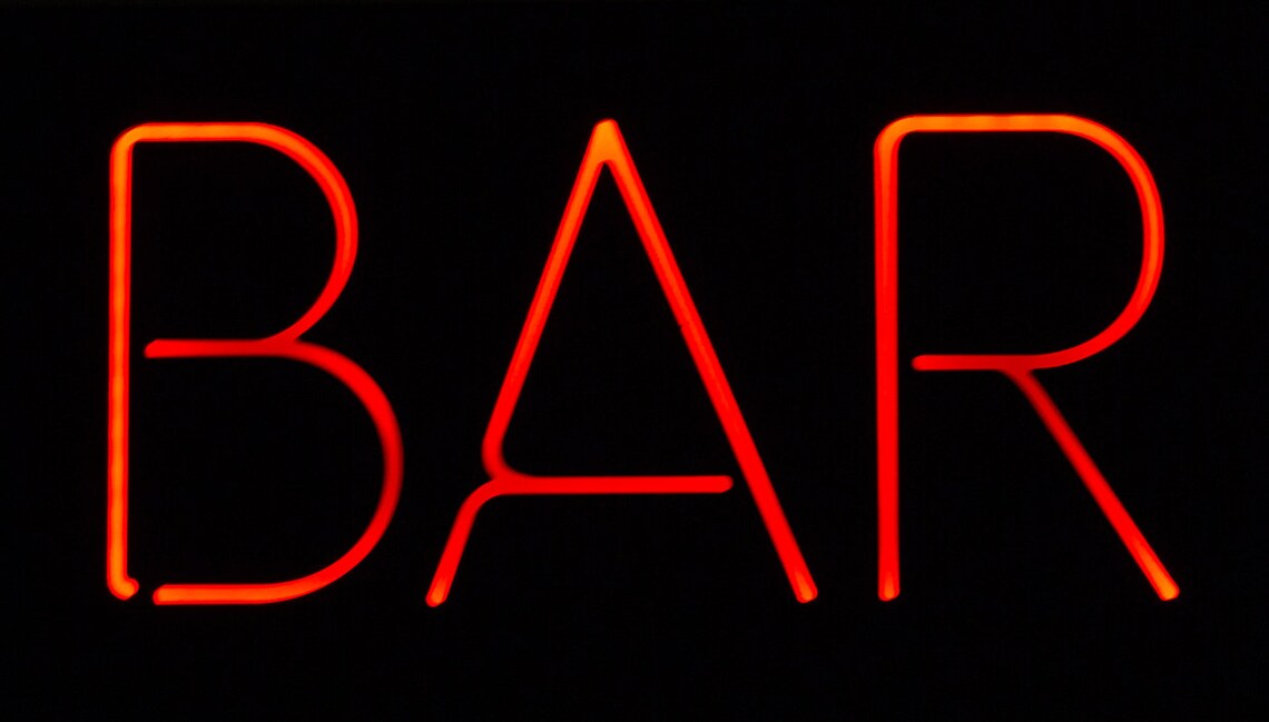 LED BAR sign Man cave Wall Light Neon Sign style | Etsy